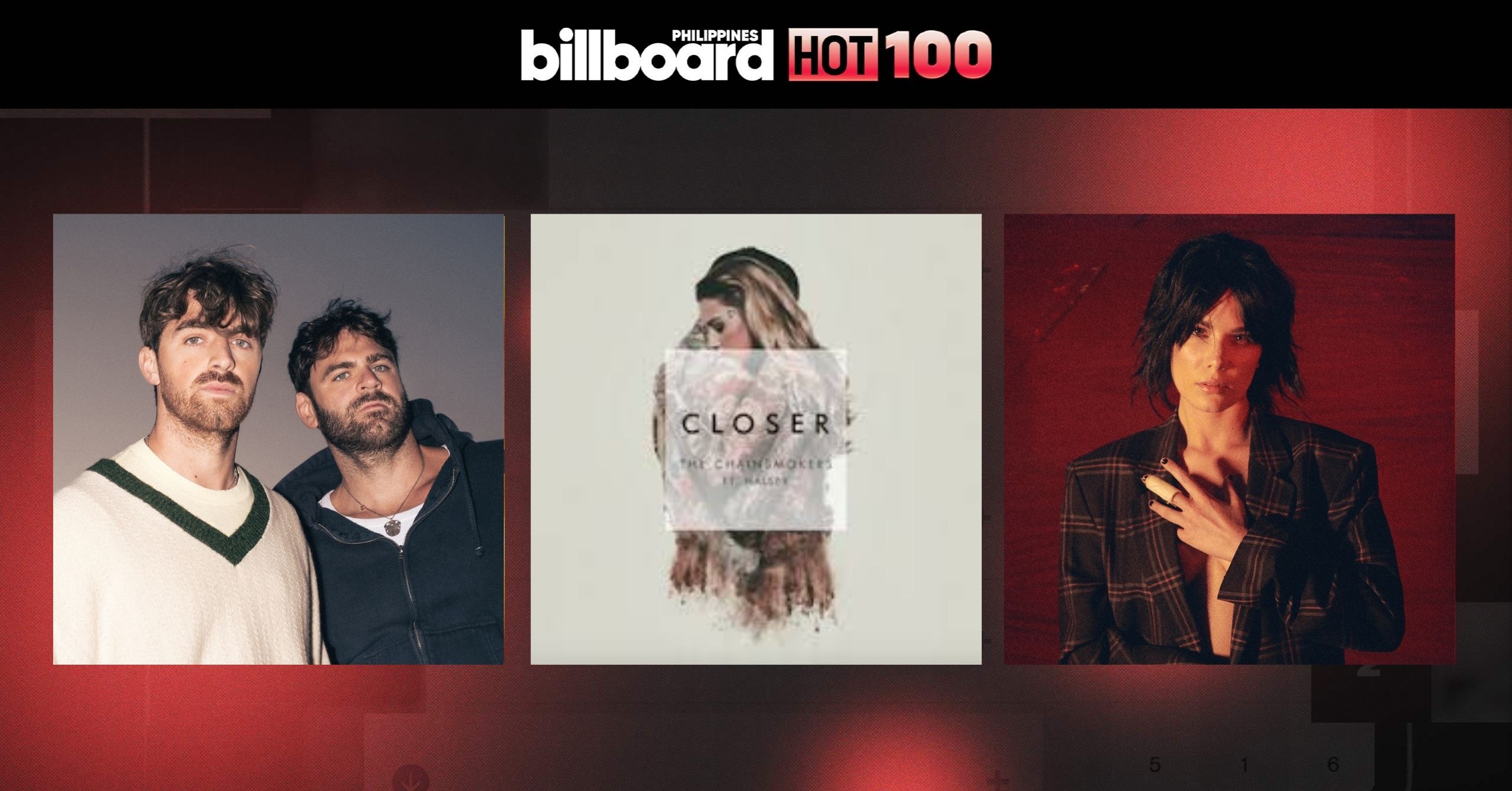 The Chainsmokers' "Closer" Enters The Philippines Hot 100