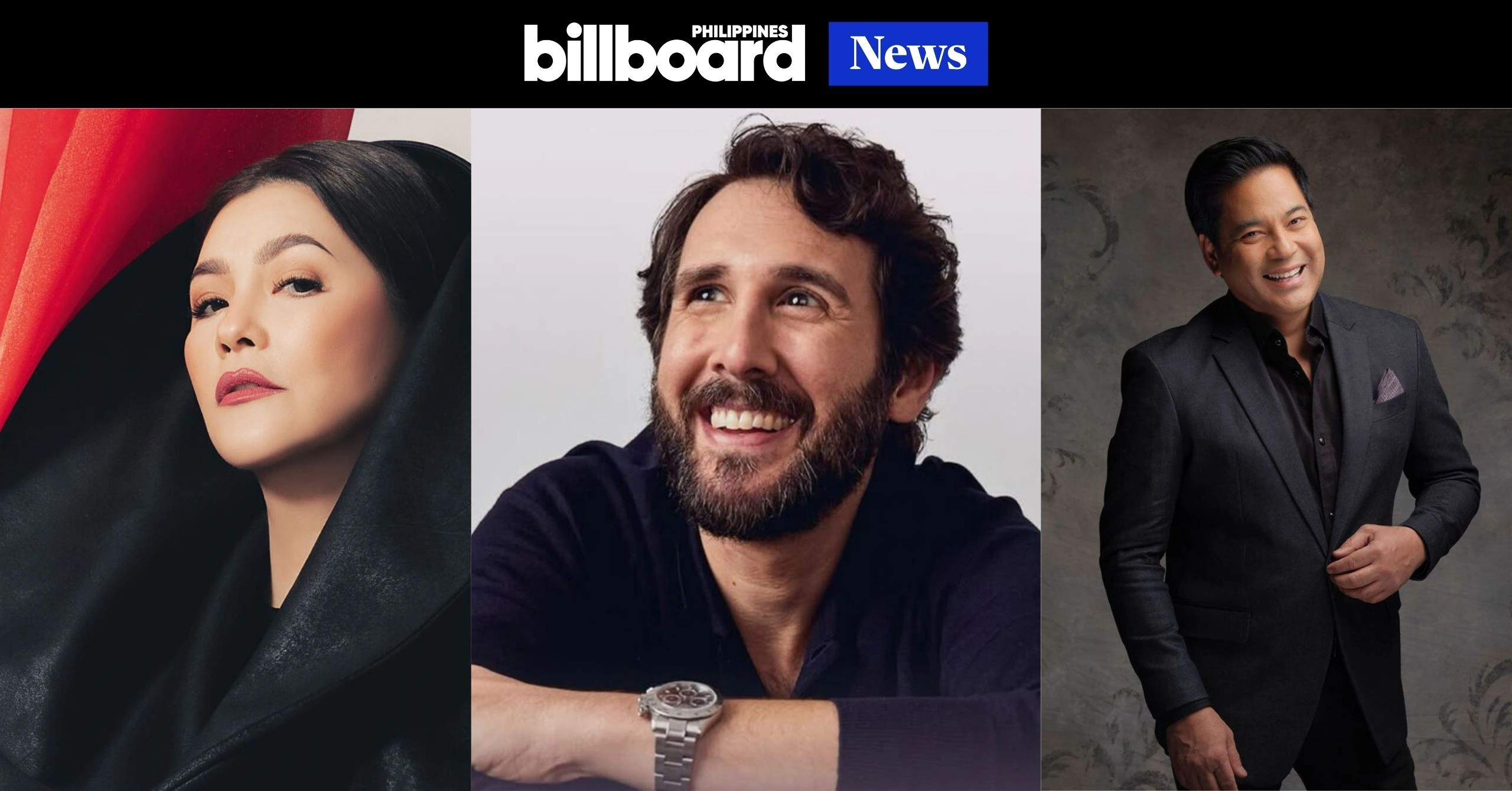 Martin Nievera, Regine Velasquez Join Josh Groban's Manila Concert