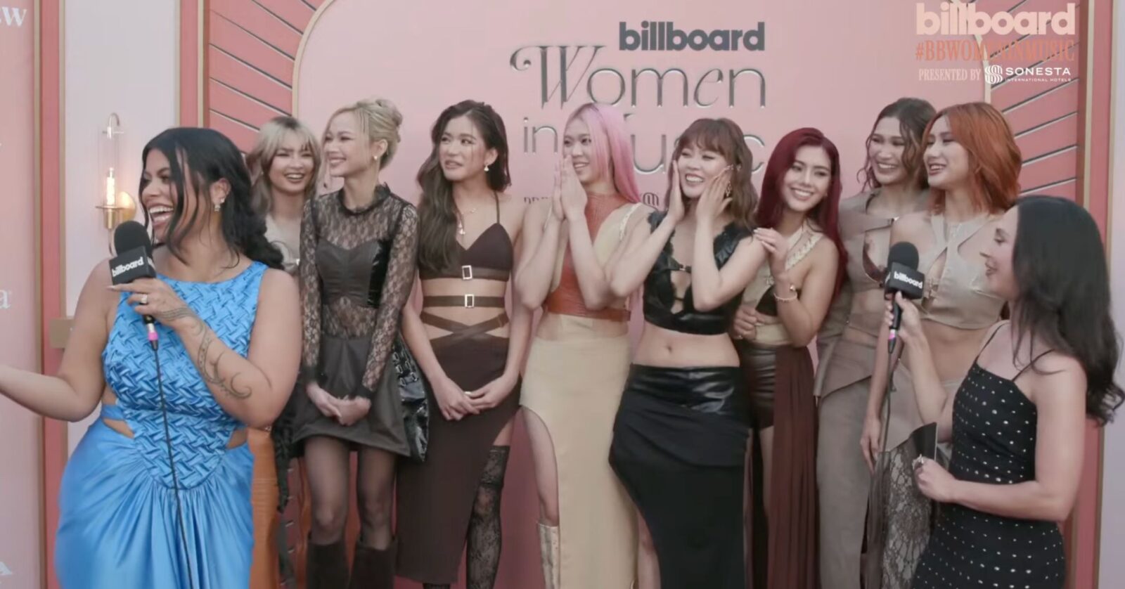 BINI Grace The Red Carpet At Billboard Women In Music 2026
